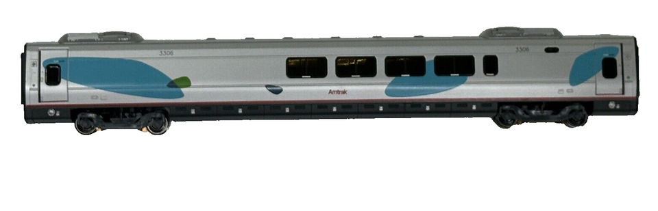 BACHMANN AMTRAK ACELA EXPRESS PASSENGER TRAIN SET HO SCALE - FREE ...