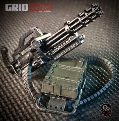 1:12 M134 Minigun Rig For G.I. Joe Classified 6” Marvel Action Figures ...