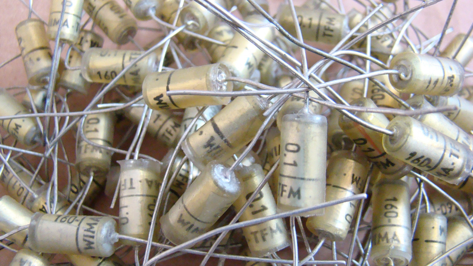 ONE LOT OF 100 NOS WIMA TFM 0.1µF/160V 100nF | eBay UK