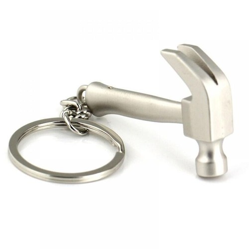zinc alloy mini tool creative simulation nail hammer keychain | eBay