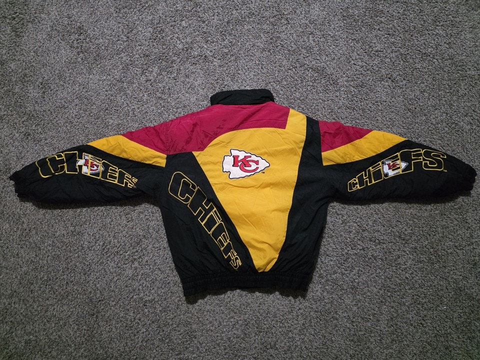 Vintage Kansas City Chiefs Puffer Jacket Size Large NFL Game Day ...