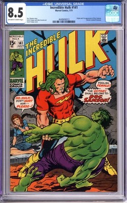 The Incredible Hulk #141 CGC 8.5 VF+ 1st DOC SAMSON Marvel comics ...