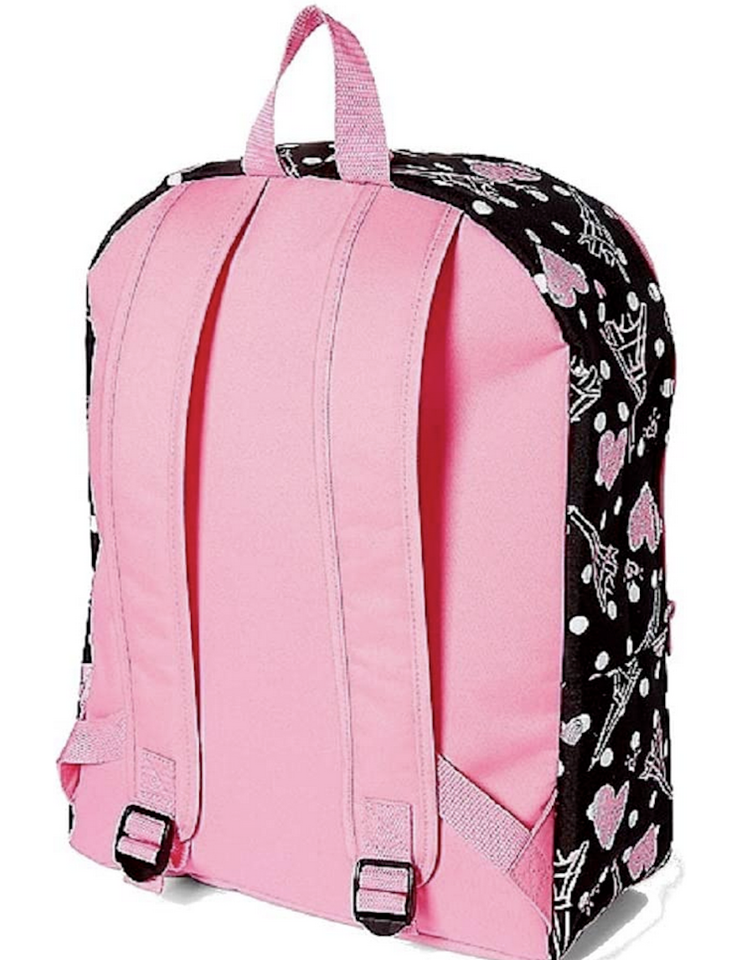 Justice Paris Print School Backpack | eBay