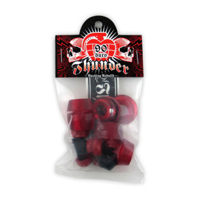 THUNDER TRUCKS Skateboard BUSHING REBUILD KIT 90A SOFT RED (for 2 ...