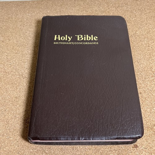 Holy Bible King James Version Red Letter Dictionary Concordance ...