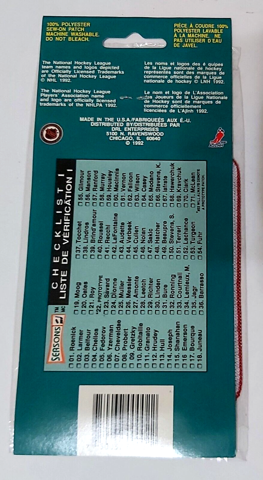 AL MACINNIS - Calgary Flames 1992 NHL Seasons Action Player Patch MIP ...