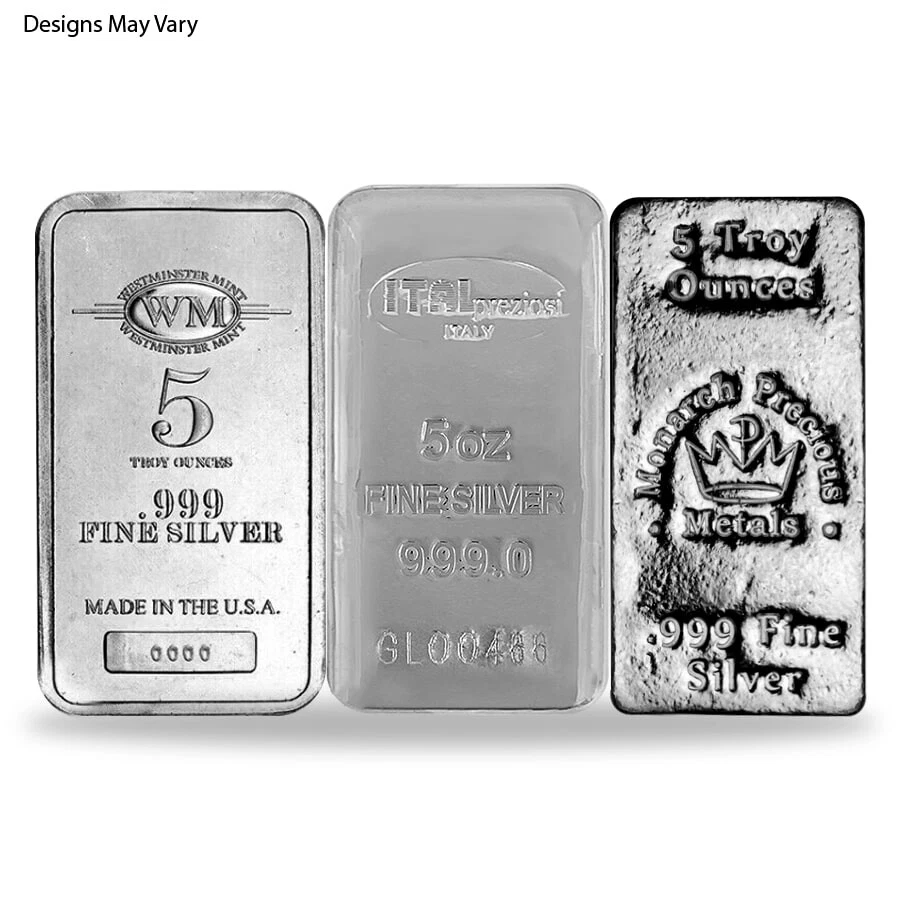 Silver Bars And Coins
