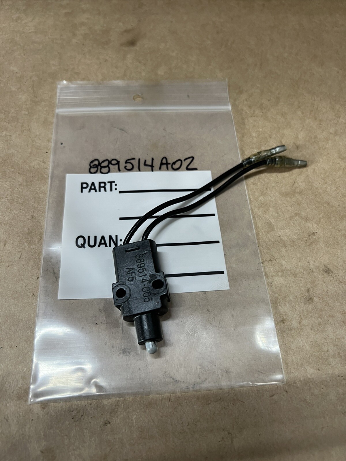 Mercury OUTBOARD Motor Optimax Neutral Switch 889514A02 for sale online ...