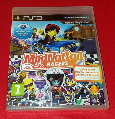 MODNATION RACERS Ps3 Mod Nation Racer Versione Italiana 1ª Ed - NUOVO ...