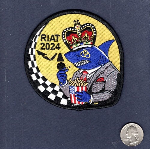 93rd FS MAKOS RIAT 2024 USAF F-16 FALCON Fighter Squadron Patch | eBay