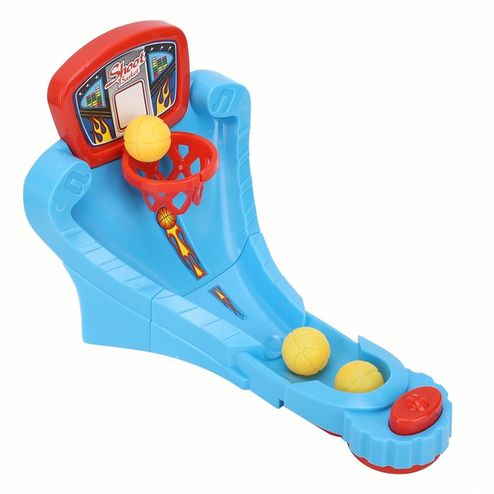 Plastics Mini Table Finger Basketball Catapult Shooting Machine Game ...