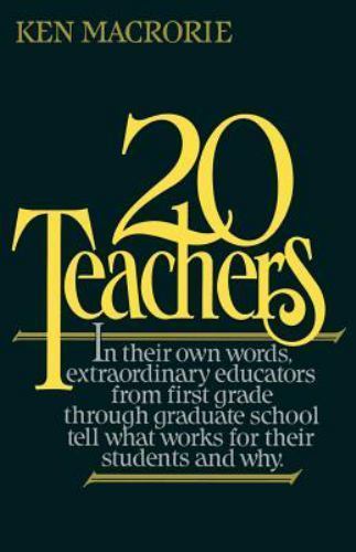Twenty Teachers by Ken Macrorie (1987, Trade Paperback) for sale online ...