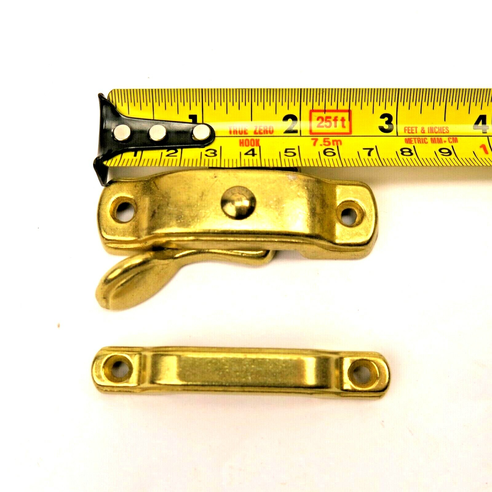Vintage Brass Window Latch Lock Handle Antique Retro Finished Hardware ...