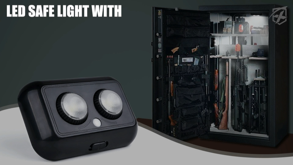 Xprite Gun Safe Light with PIR Motion Sensor Light Activation Cabinet ...