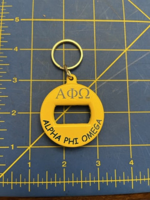 Alpha Phi Omega Bev Key® 3 in 1 Beverage Can Bottle OpenerKeyring ...