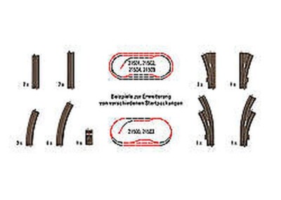 Trix H0 62900 Large C-Track Expansion Pack | eBay