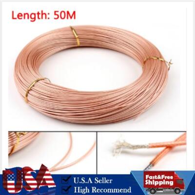 50m RG178 RF Coaxial Cable Connector 50ohm M17/93-RG178 Coax Pigtail ...