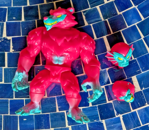 Kickstarter Pink Beast Glyos Mighty Maniax Figure loose Rocom Toys Mr ...