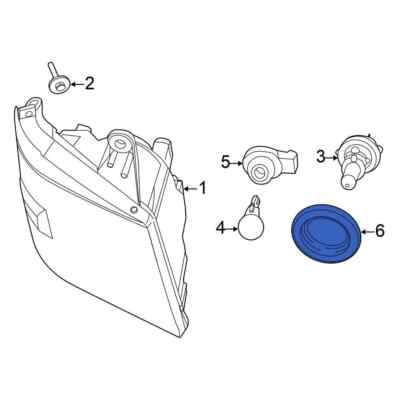 OEM Mopar 68030814AA Headlight Bulb Cap | eBay