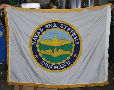 Naval Sea Systems Command Flag w/ Fringe - GI Issue | eBay