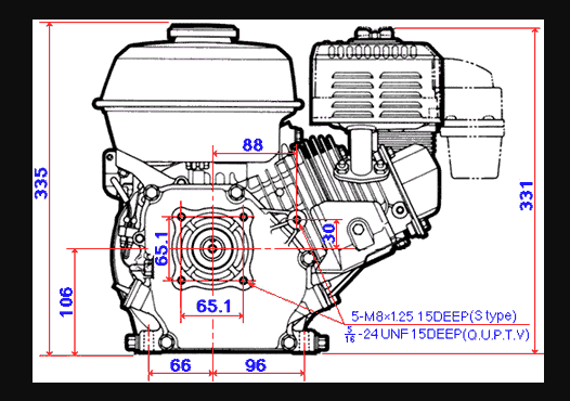 Honda GX160 RT2 QH G4 Motor 1.9cm Kurbel | eBay