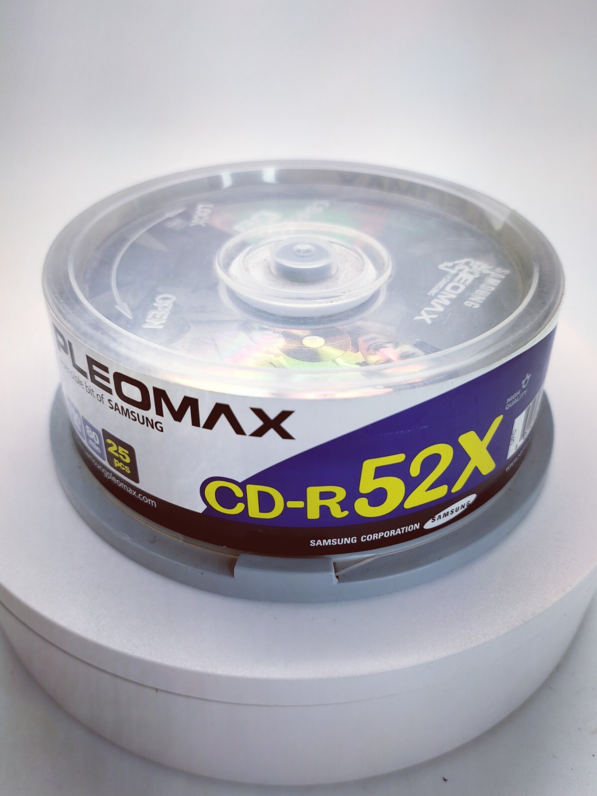 Lot Of 25 Samsung PLEOMAX CD-R 52X Discs, 700MB / 80min. | eBay