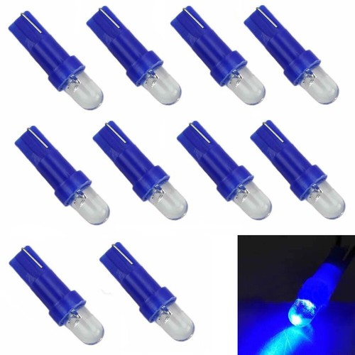 10PC Blue T5 74 70 37 2721 Instrument Cluster Panel Gauge Dash LED Bulb ...