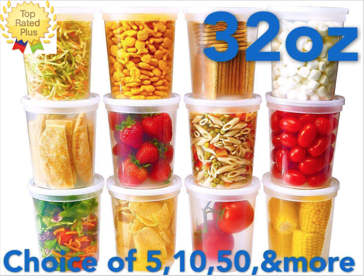 Heavy Duty Round Plastic Container