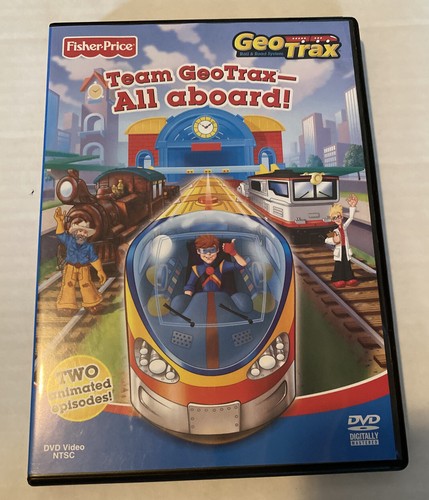 Team GeoTrax - All Aboard! (DVD) Fisher-Price - Four Animated Episodes ...