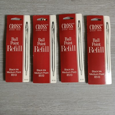 Lot Of 4 Vintage Cross Refill Ball Point Ink Medium Point 8513 | eBay