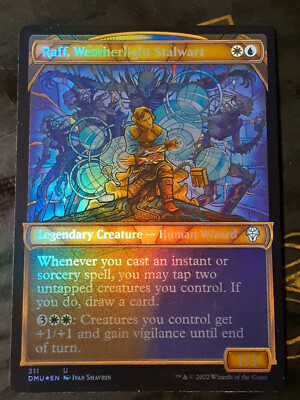 Raff Weatherlight Stalwart Showcase FOIL ,Dominaria United ,NM,MTG,FREE ...