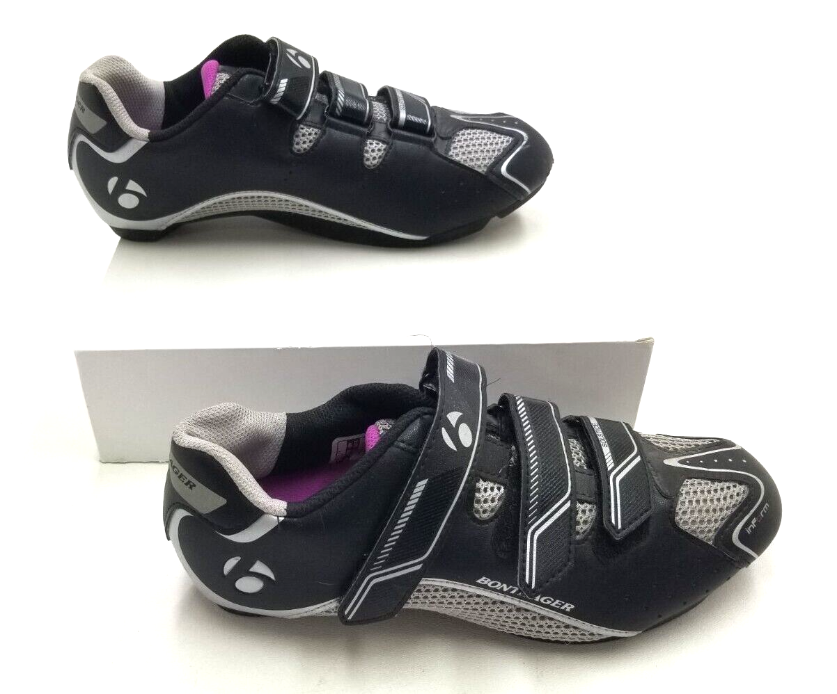 Bontrager Solstice Inform WSD Road Cycling Shoes Black Gray Women's 8.5 | eBay