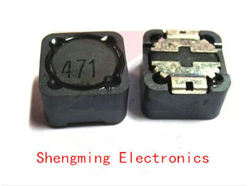 50PCS Shielded Inductor Power Inductors CD127 470uH 471 12x12x7mm #WD10 ...