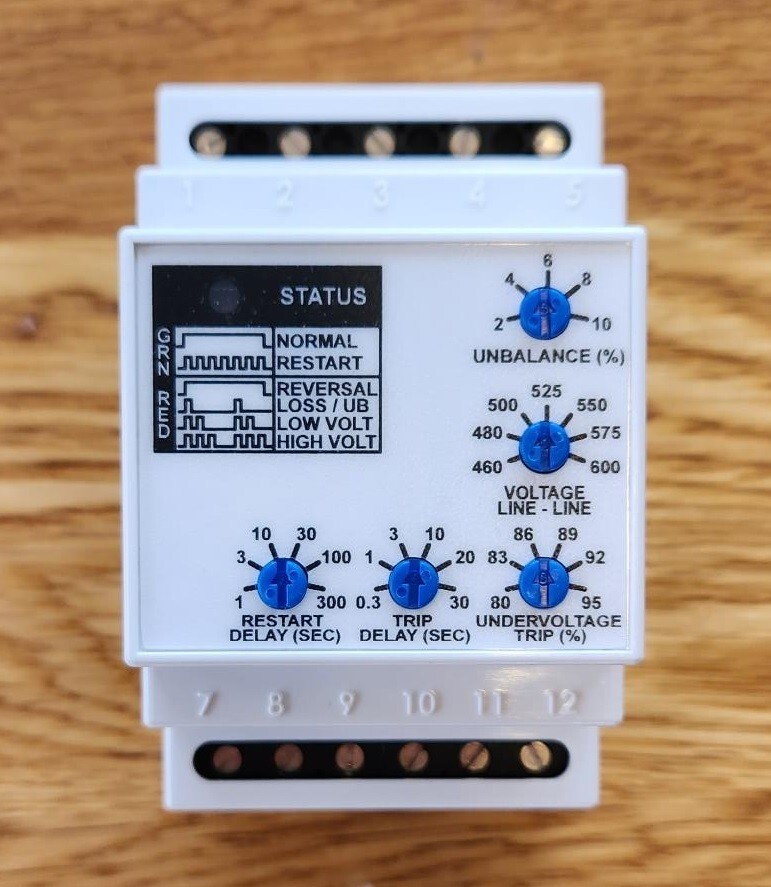 Eaton D65VMLS600C 3-Phase Monitor Relay 460-600VAC - NEW! FAST SHIP ...