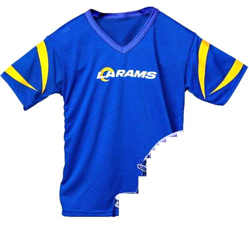 NWT NFL LOS ANGELES RAMS FRANKLIN FOOTBALL MESH MEDIUM YOUTH BOYS KIDS ...