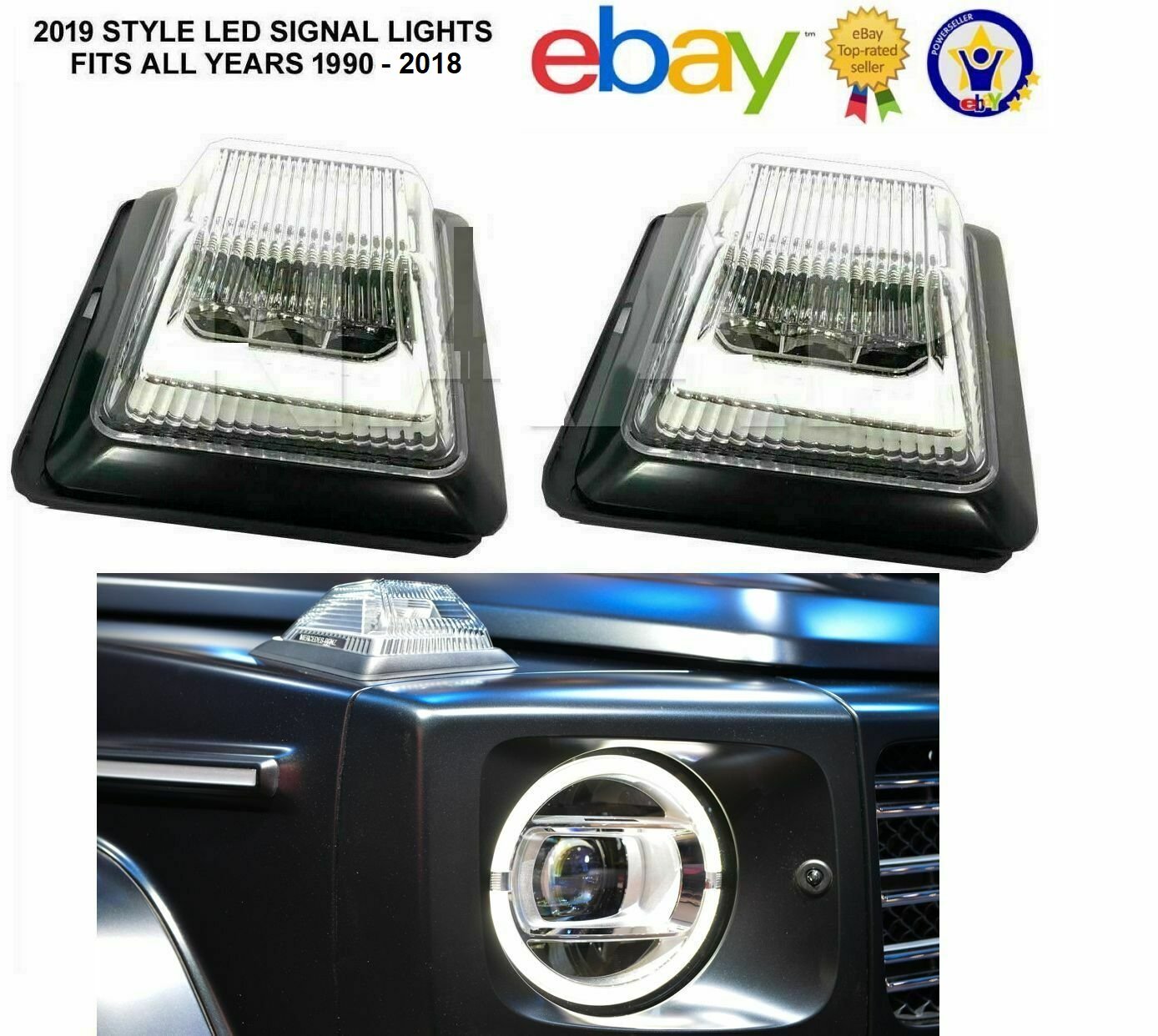 20219+ STYLE G63 LED SIGNAL G-CLASS W463 G-WAGON TURN LIGHTS FENDER ...