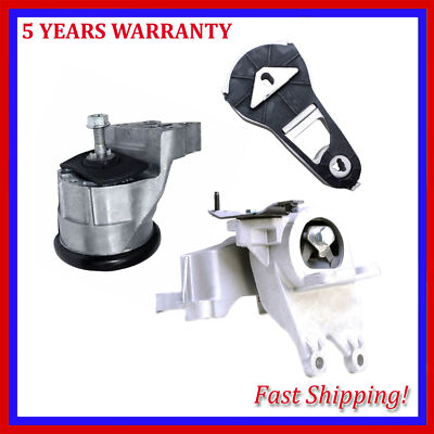 Engine Motor & Auto Trans Mount 3PCS w/o Bracket For 11-14 Ford ...