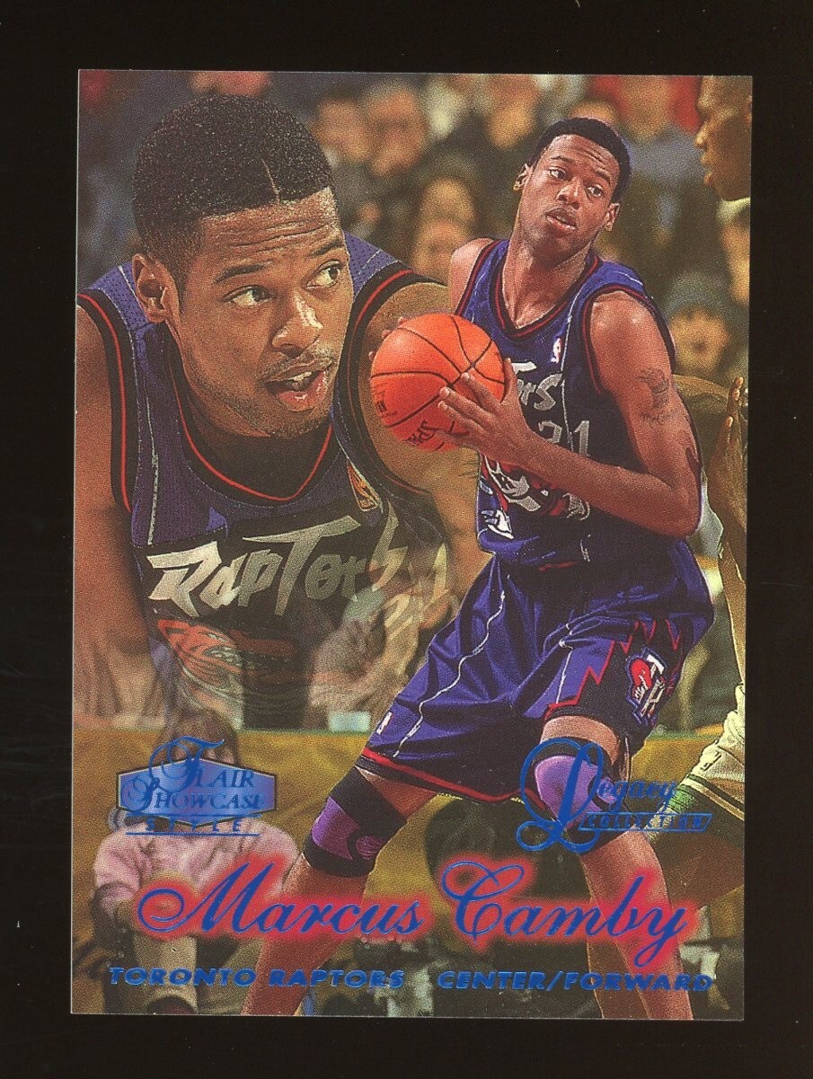 1997-98 Flair Showcase Legacy Collection Row 2 #1 Marcus Camby Raptors ...