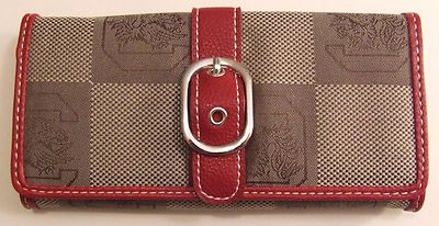 New South Carolina Gamecocks Wallet, Women, Ladies, Jacquard, Checkbook ...