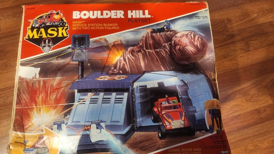 Vintage Kenner MASK Boulder Hill Incomplete 1985 Playset With Original ...