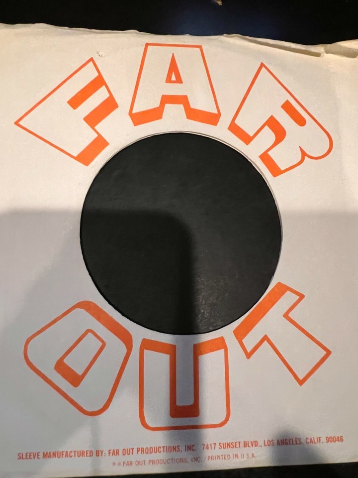 7" Far Out Records Company Sleeve VG+ for 45's (Sleeve Only) | eBay