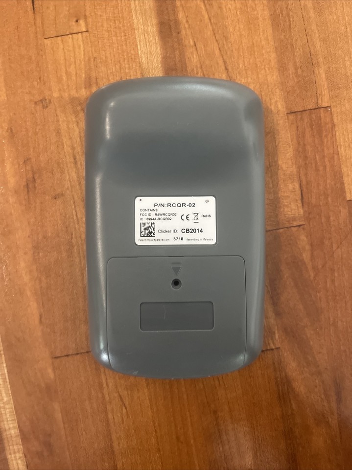 TURNING TECHNOLOGIES QT2 CLICKER RCQR-02 | eBay