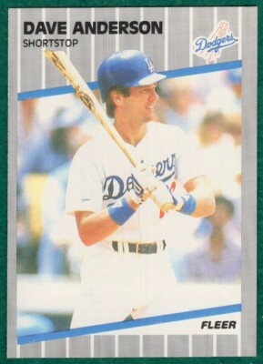 Dave Anderson - 1989 Fleer #53 - Los Angeles Dodgers Baseball Card | eBay