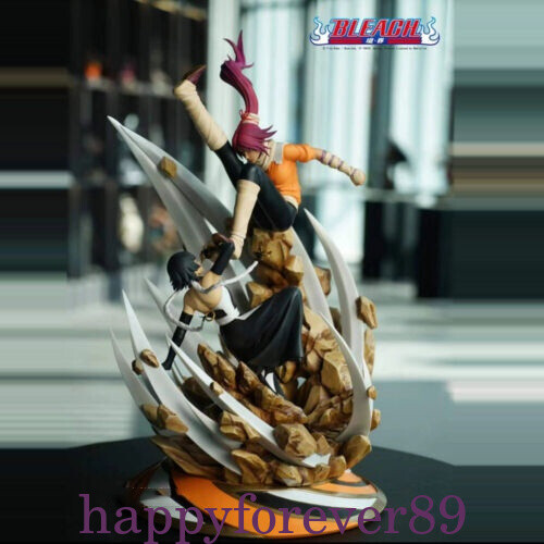 Soul Wing Studio Bleach Soi Fon VS Shihouin Yoruichi Resin Statue Pre ...