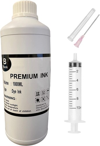Refill black Ink for Epson 664 T664 774 T774 Printers Cartridge 1000ml ...