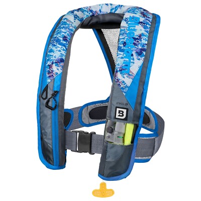 Bluestorm Atmos 40 Inflatable AUTO Life Jacket USCG Type 2 PFD, Coastal ...