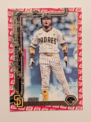 2025 Topps Holiday Luis Arraez #H151 December 25th Parallel /25 San ...