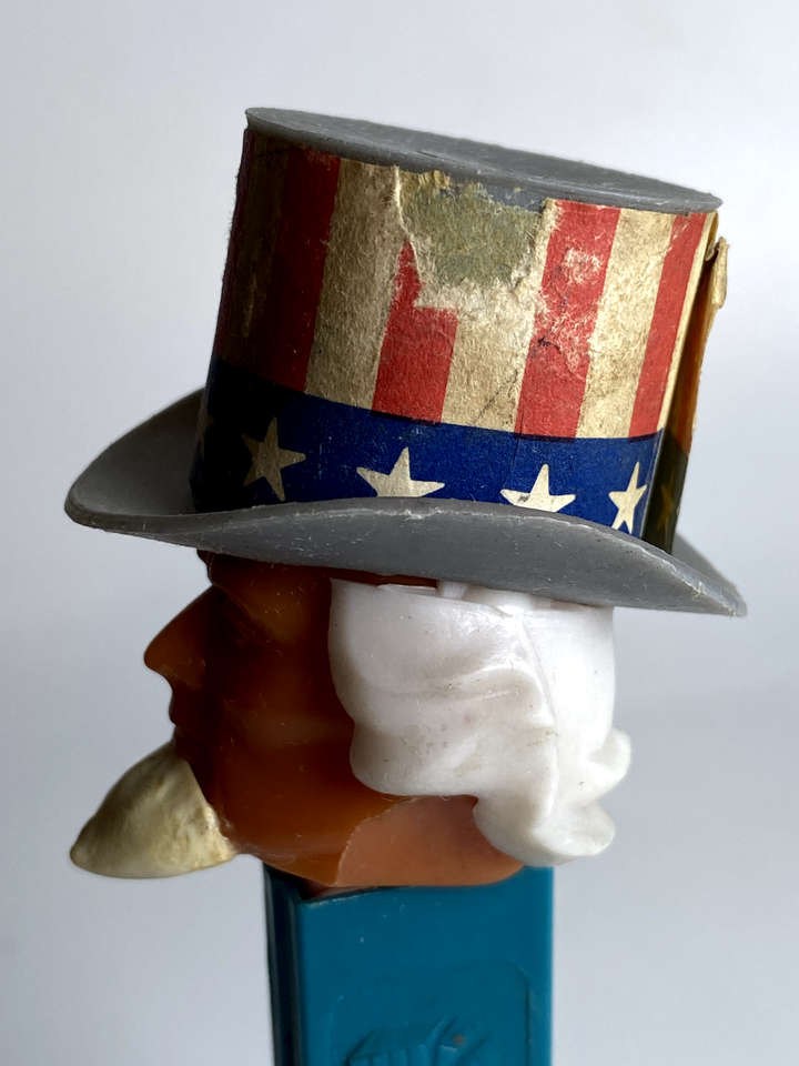 Rare PEZ dispenser - NO FEET - UNCLE SAM Bicentennial Austria 1975 | eBay