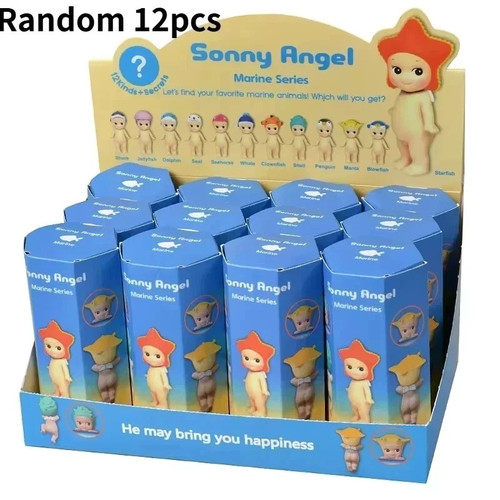 Marine Series Sonny Angel Blind Box Anime Mini Figures Hippers Toys ...