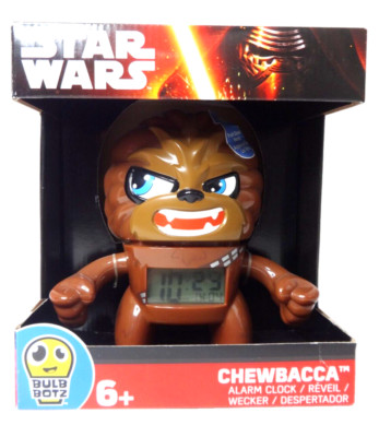 Star Wars Bulb Botz Chewbacca Digital Alarm Clock New | eBay